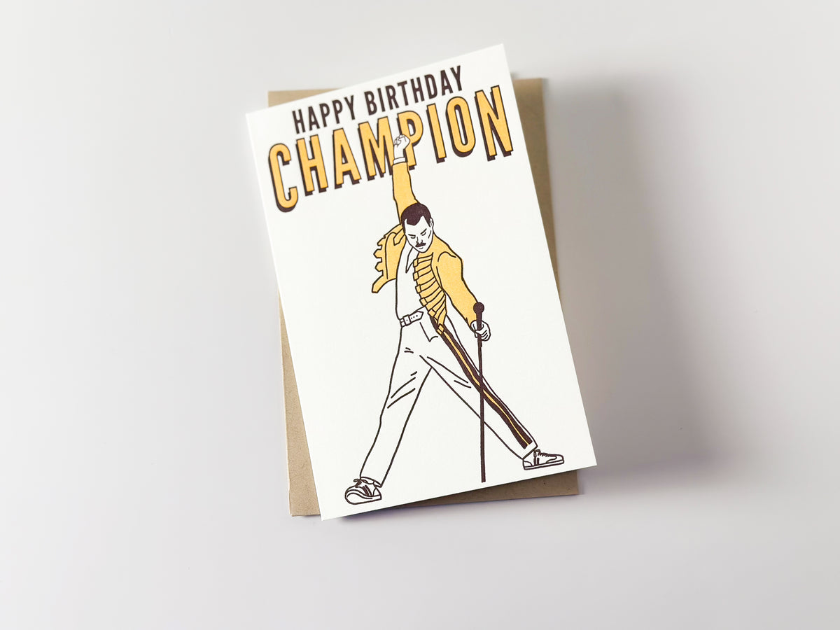 Happy Birthday Champion – Postmark'd Studio